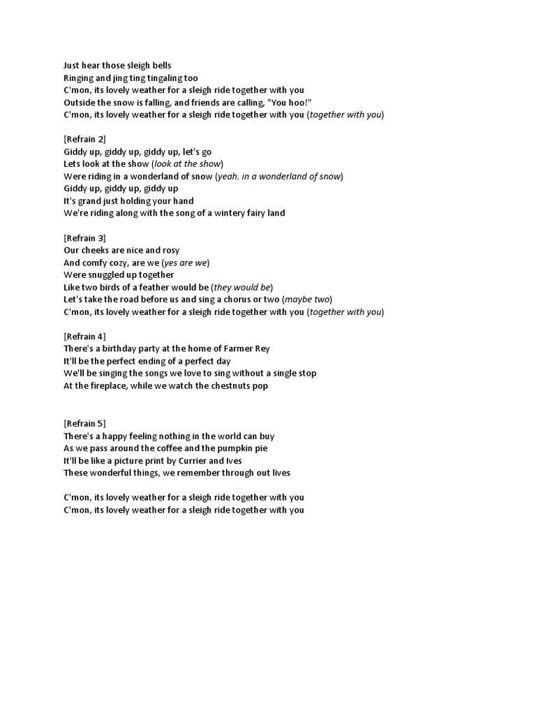 Just Hear Those Sleigh Bells | PDF