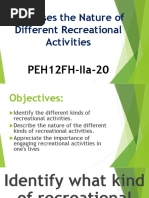Mountaineering Lesson Plan in Pe 12 | PDF | Hiking | Lesson Plan