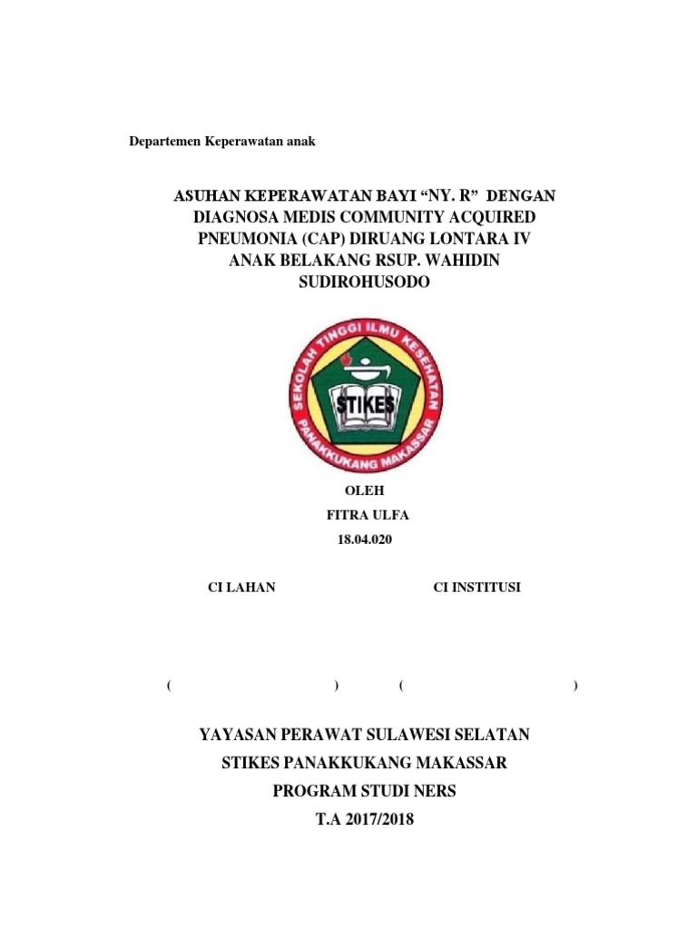 Asuhan Keperawatan CAP pada Anak | PDF