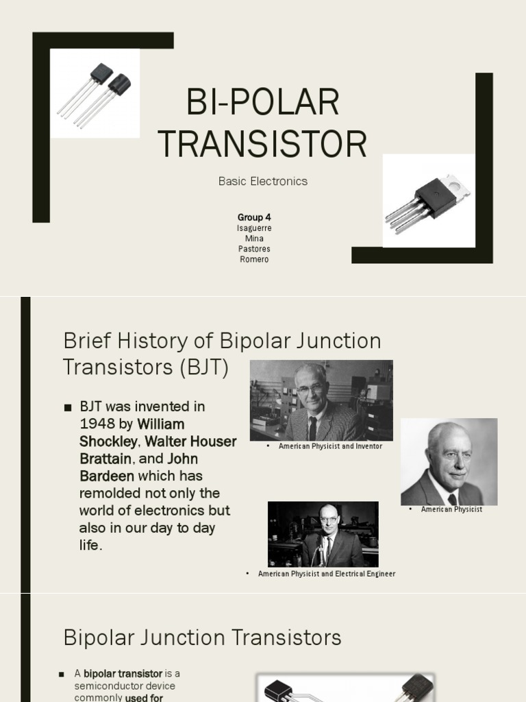 Bi-Polar Transistor | PDF | Bipolar Junction Transistor | Transistor