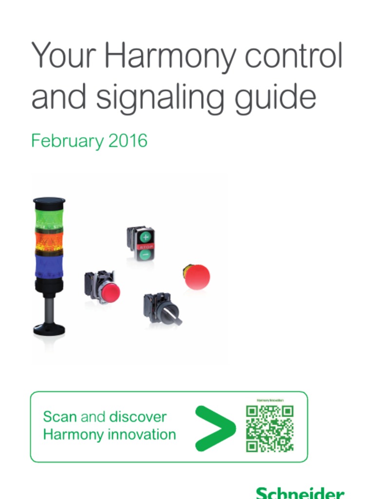 Harmony XB4 XB5 XB7 Brochure 2016 | PDF | Switch | Bipolar Junction ...