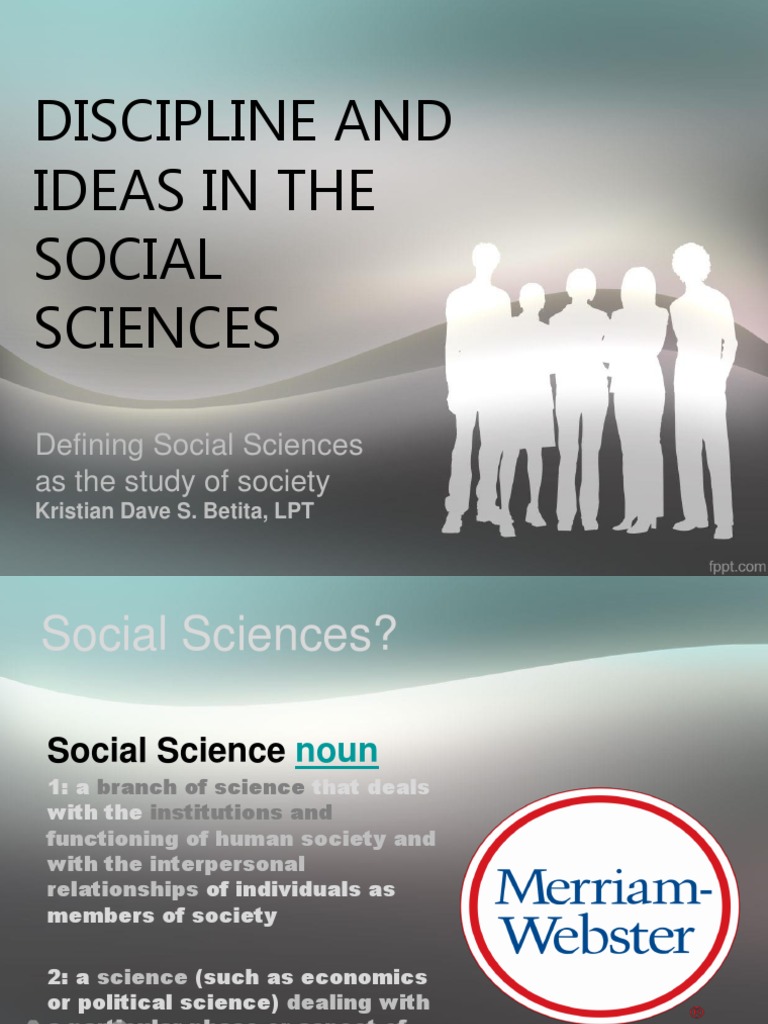 DISS LESSON 1 and 2 | PDF | Social Science | Humanities