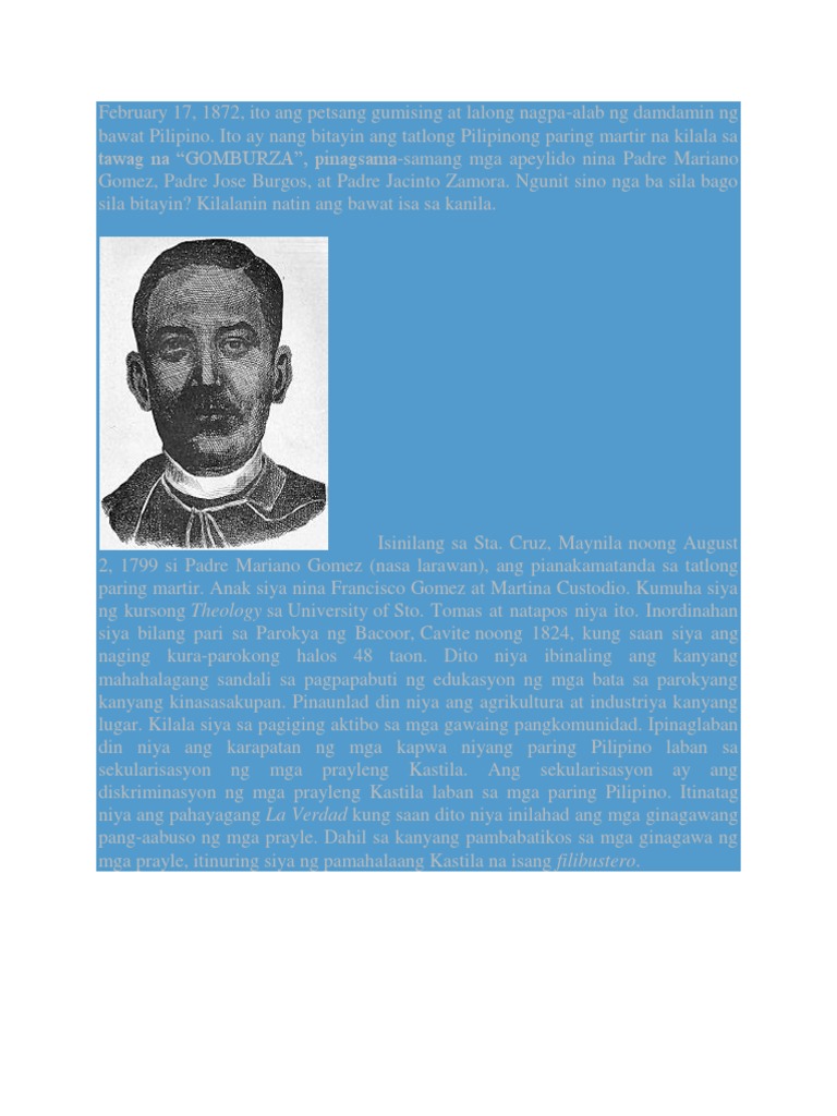 Gomburza | PDF