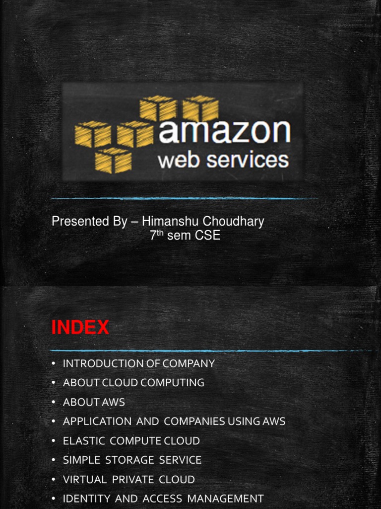 Aws1 1 Pdf Amazon Web Services Cloud Computing