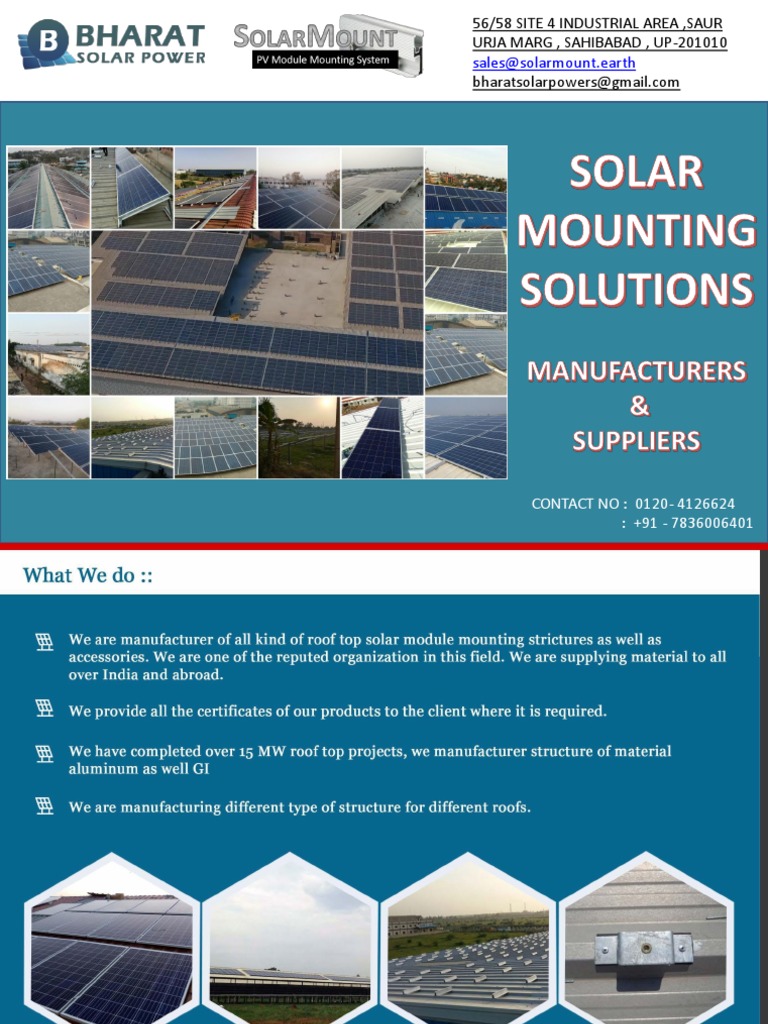 Solar Mounting Solutions | PDF | Building Engineering | Renewable Energy