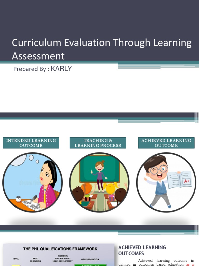 Curriculum Evaluation Through Learning Assessment | PDF | Curriculum ...
