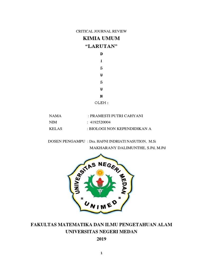 CJR Kimia Umum | PDF