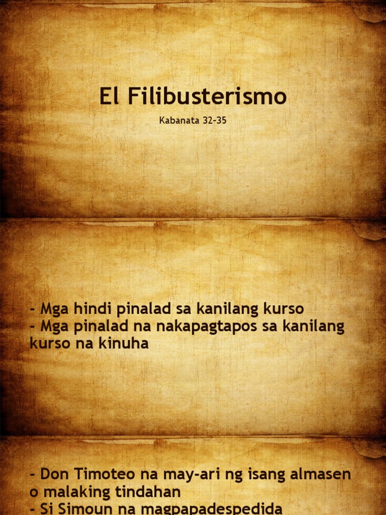 El Filibusterismo | PDF