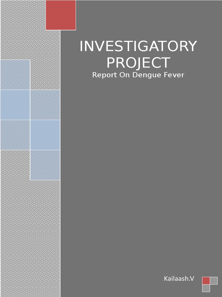 Dengue Biology Project | PDF | Infection | Epidemiology