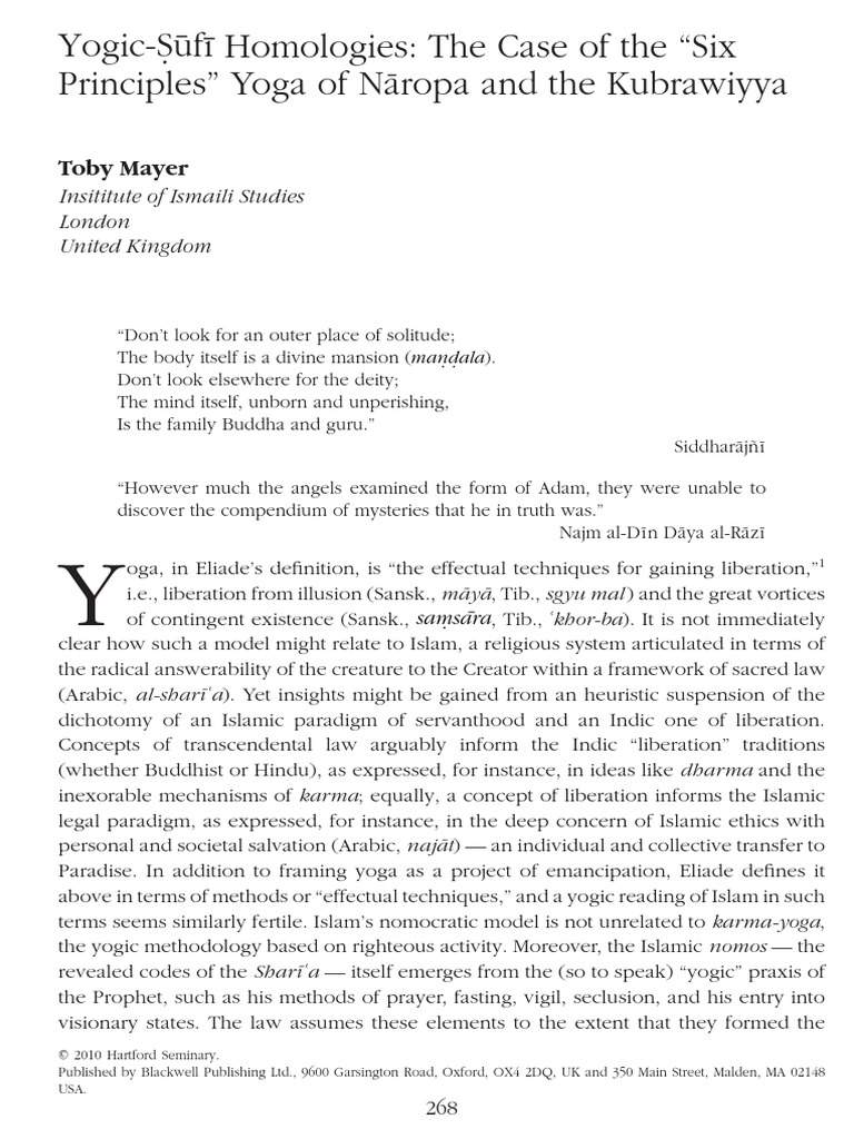 Mayer Yogic Sufi | PDF | Tibetan Buddhism | Yoga