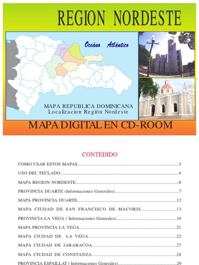Mapa de La Region Nordeste de La Republica Dominicana | PDF | Business