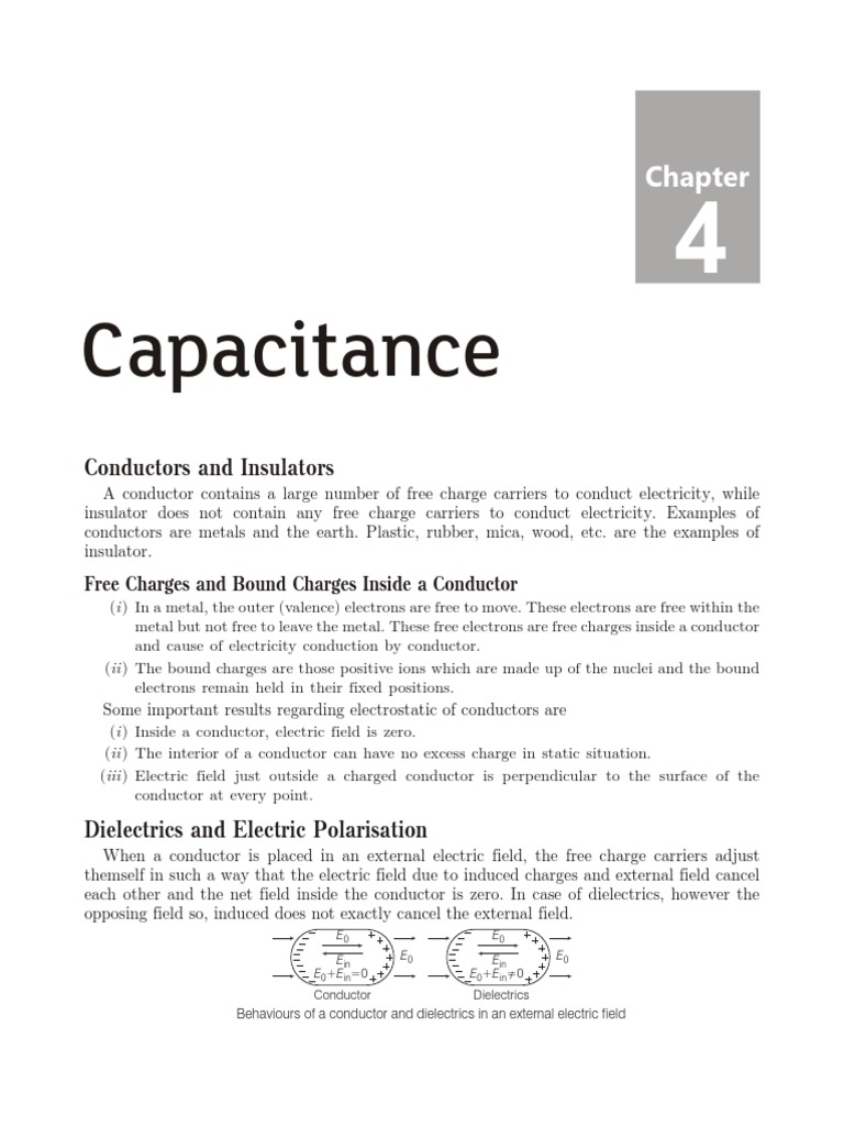 Capacitance PDF | PDF | Capacitance | Capacitor
