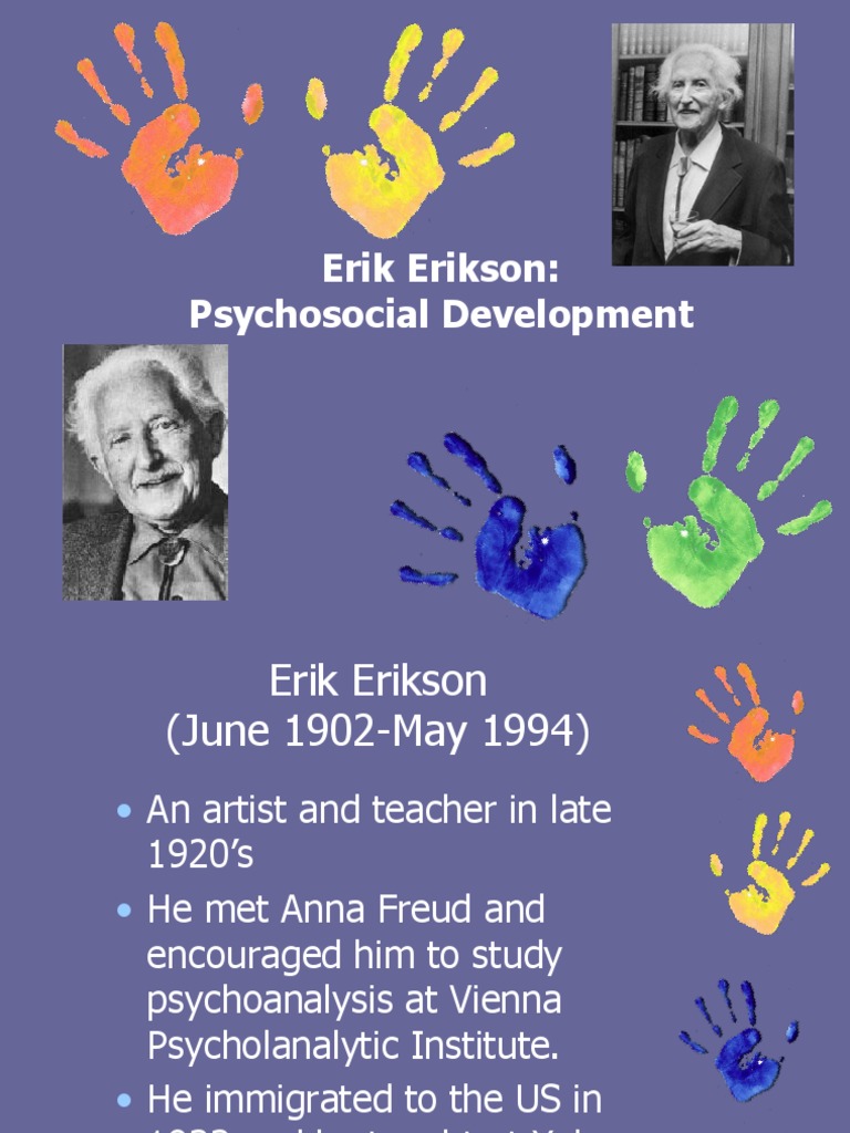 Erikson Stages of Psychosocial Development | PDF | Childhood | Human ...