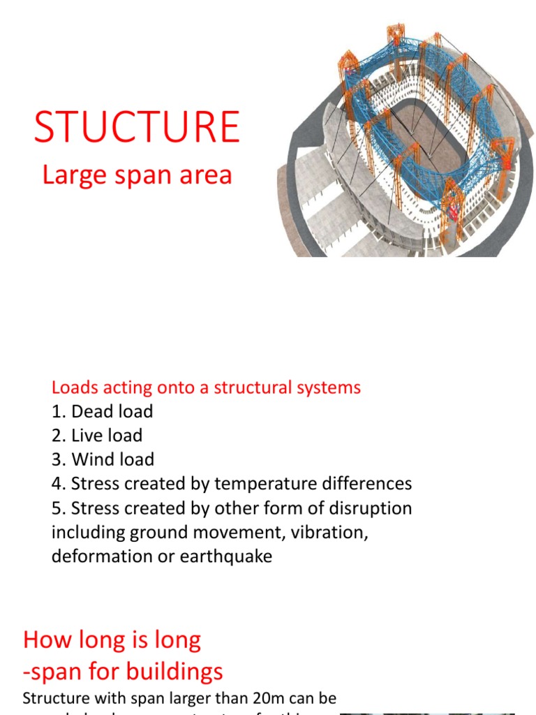 Stucture Large Span Are A | PDF | Truss | Beam (Structure)