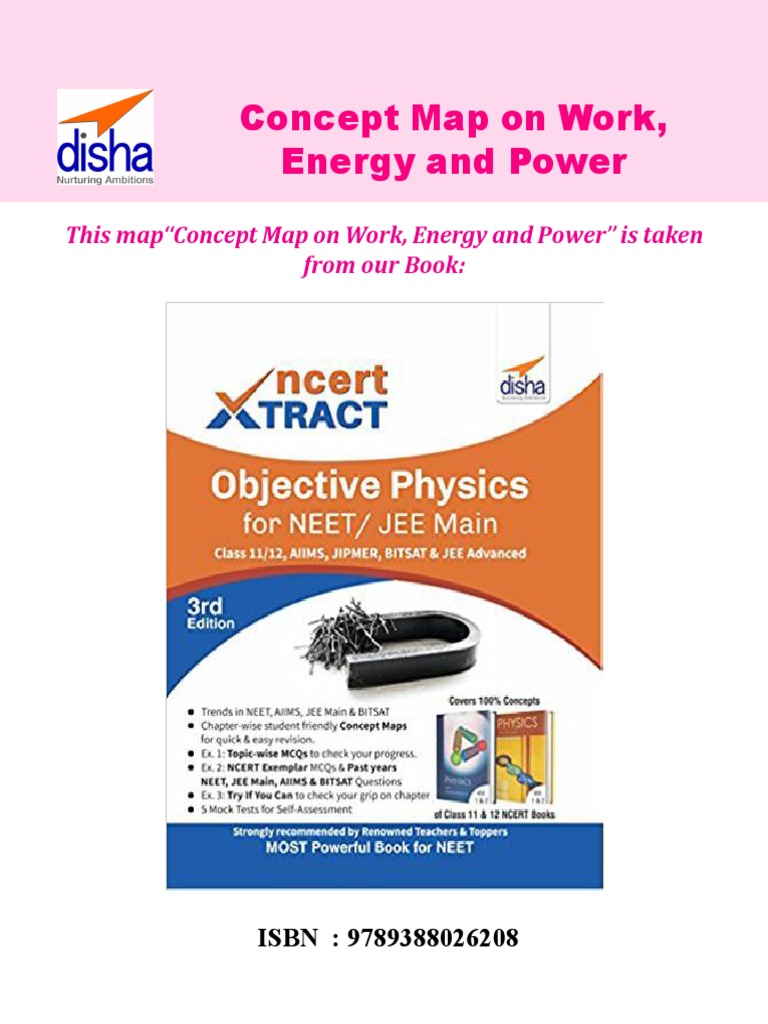 Concept Map On Work, Energy and Power | PDF