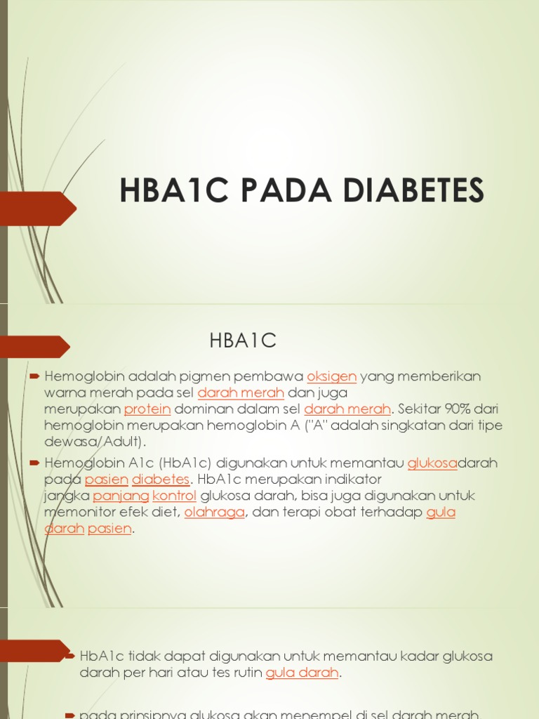 Memahami HbA1c dalam Diabetes | PDF