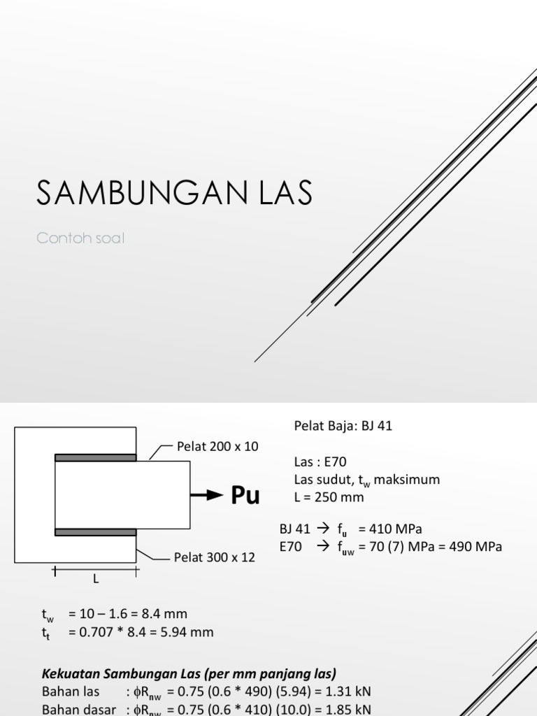 Contoh Sambungan Las | PDF