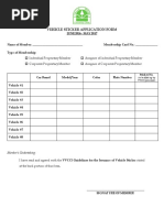 Vehicle Sticker Application Form 2020 | PDF | Vehicles | Government ...
