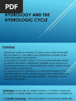 Module 1 - Introduction To Hydrometeorology | PDF | Water Vapor | Hydrology