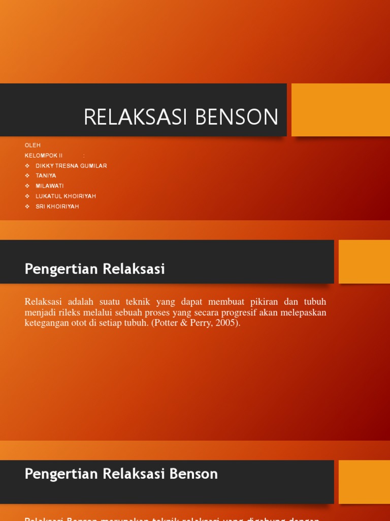 Relaksasi Benson | PDF