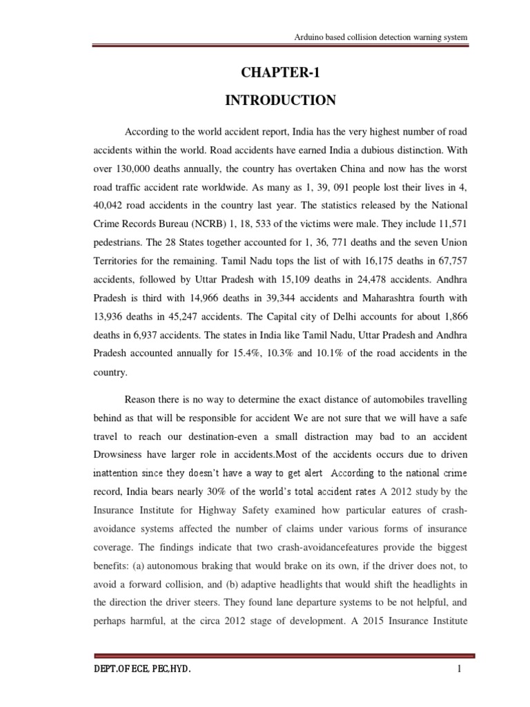 Arduino Based Collision Detection Warning System | PDF | Liquid Crystal Display | Backlight