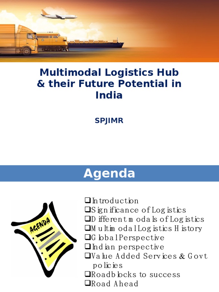 Multi Modal Logistics Hub | PDF | Containerization | Transport