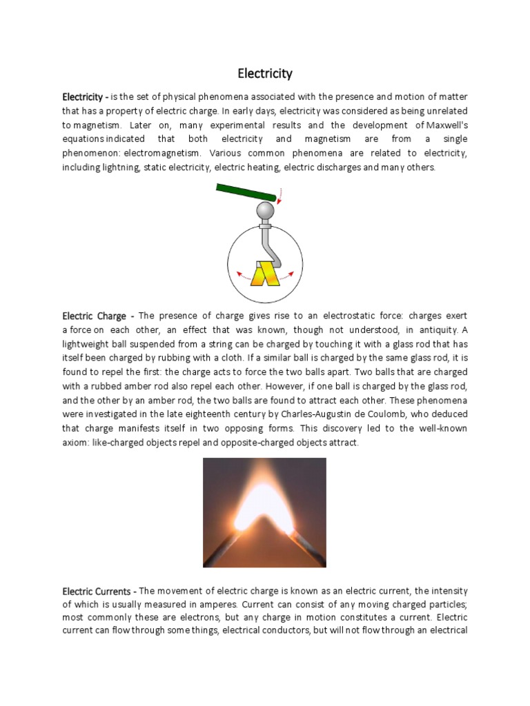 Electricity and Magnetism | PDF | Magnetism | Electric Charge