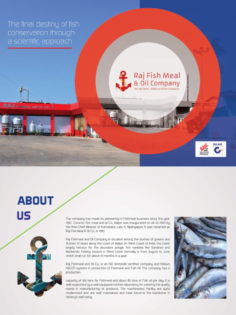 Raj Fish Meal Brochure | PDF