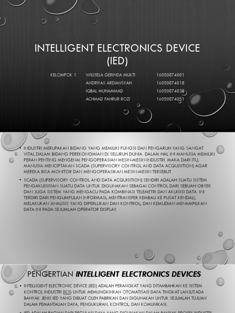 Intelligent Electronics Device (Ied) | PDF