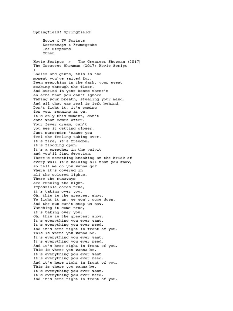 The Greatest Showman | PDF | P. T. Barnum