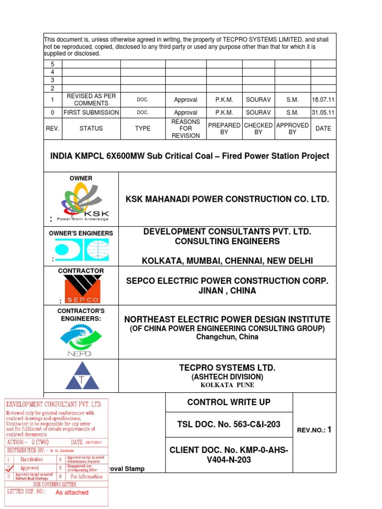 Control Write Up HCSD | PDF | Pump | Programmable Logic Controller