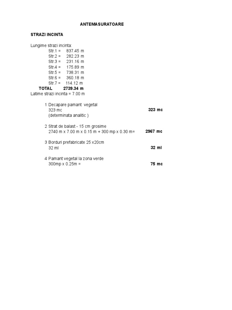 Model ANTEMASURATOARE | PDF