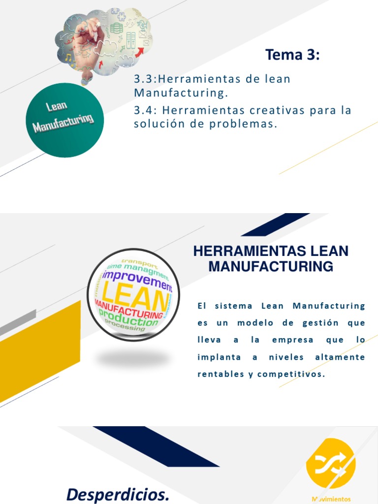 Herramientas Lean Manufacturing | PDF | Lean Manufacturing | Business