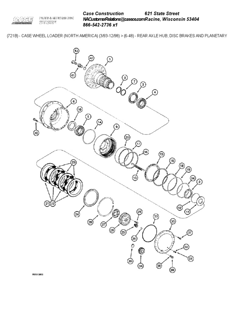 Rear Axle Hub, Disc Brakes and Planetary | PDF | Axle | Automotive Industry