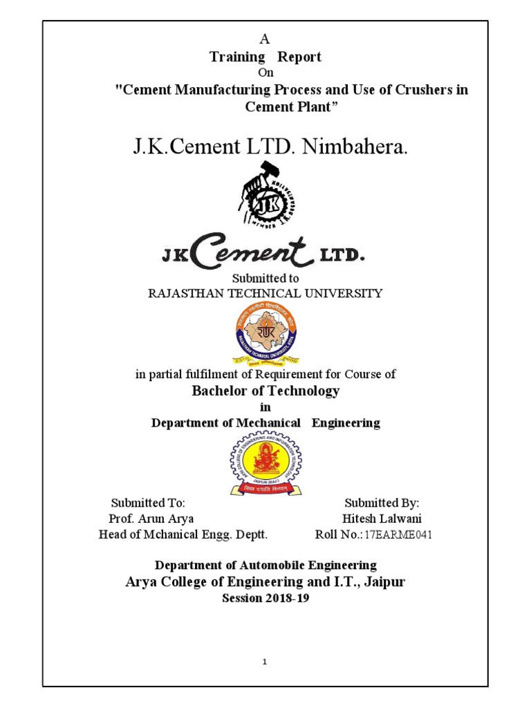 Cement Factory | PDF | Mill (Grinding) | Concrete