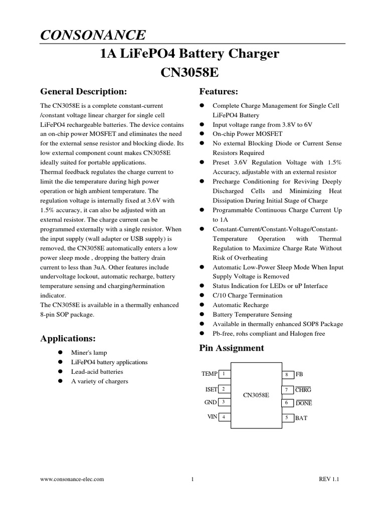 CN 3058 e | PDF | Battery Charger | Capacitor