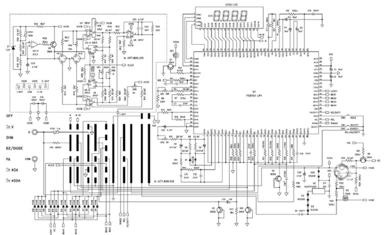 Multimeter Ut203 SCH | PDF