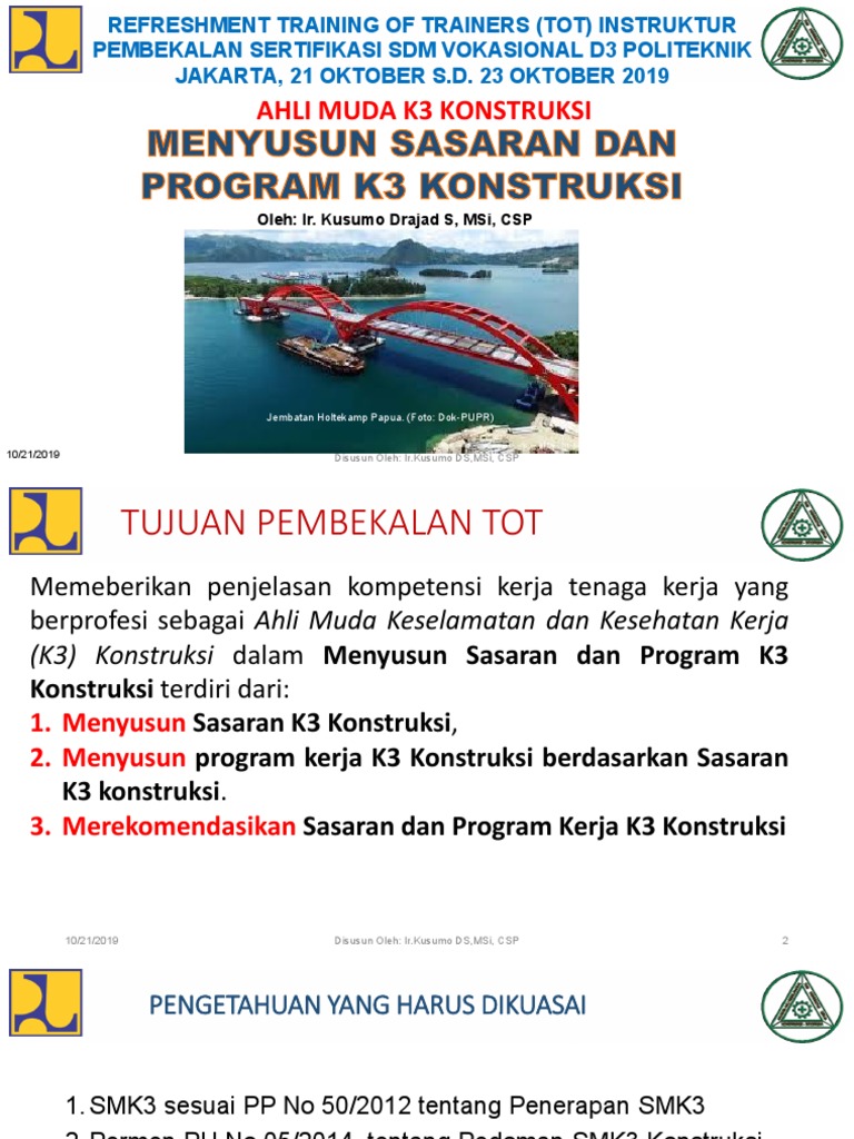 Menyusun Sasaran Dan Program k3 Konstruksi | PDF | Bisnis