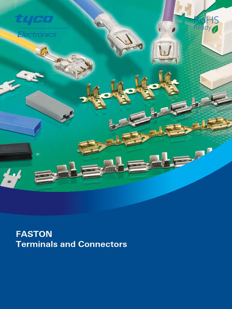 TE FASTON Terminals and Connectors | PDF | Electrical Connector ...