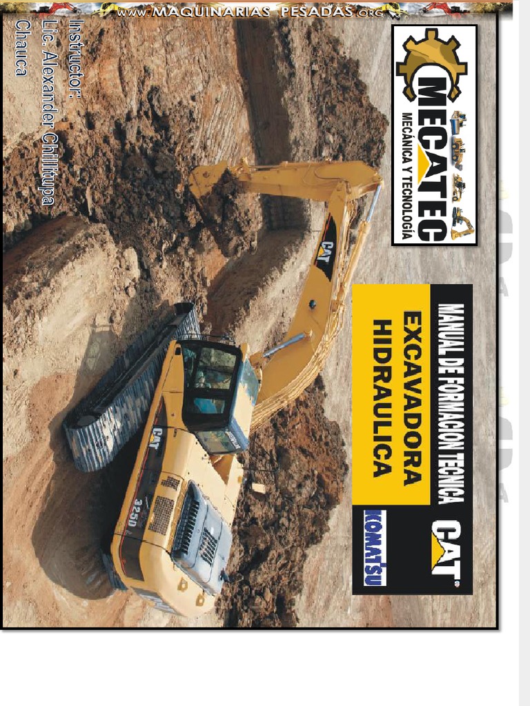 INST. MECATEC-manual-excavadora-hidraulica PDF | PDF | Ascensor | Bomba
