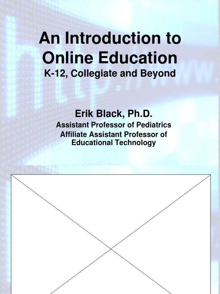 Introduction To Online Education | PDF | Educational Technology ...