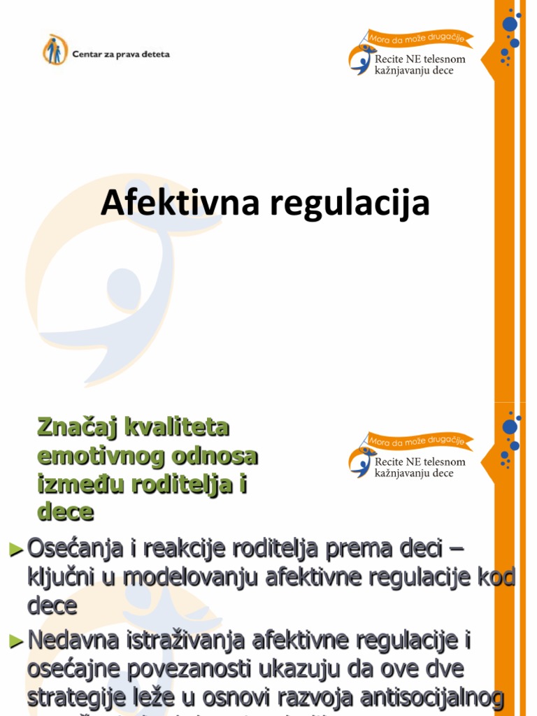Afektivna Regulacija | PDF