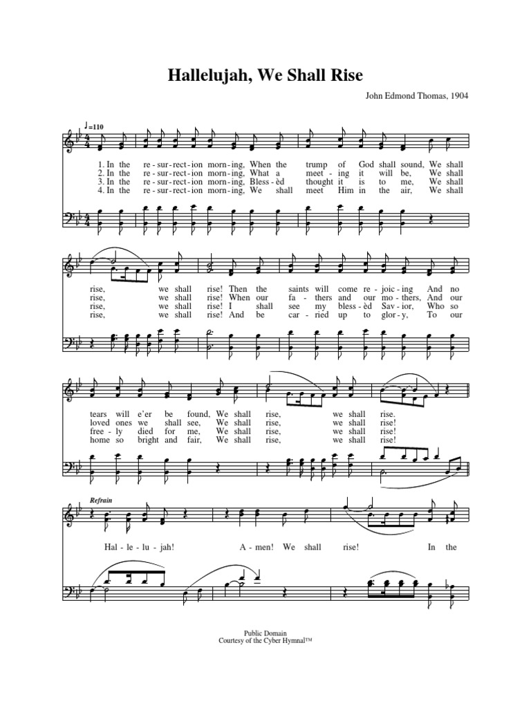 Hallelujah, We Shall Rise | PDF