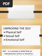 (UTS) Unpacking The Self - Physical Self | PDF | Beauty | Self