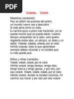 Letra y acordes de "Volveré" | PDF | Poesía