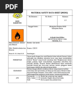 Msds Alkohol 96% | PDF