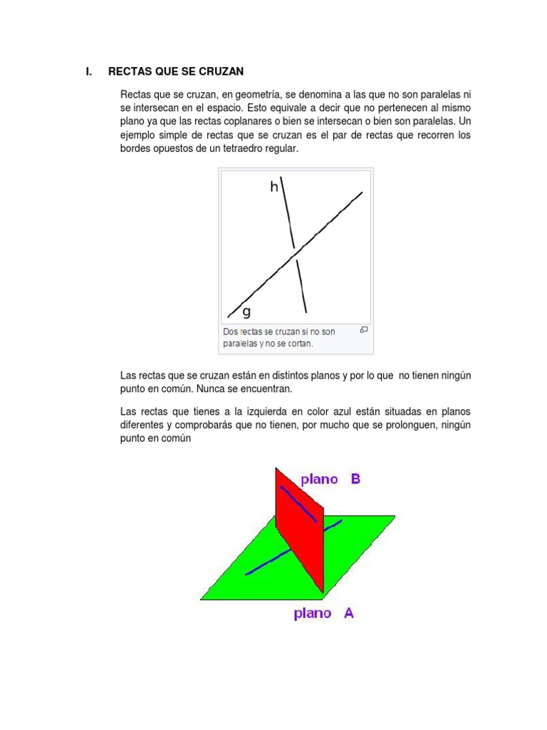 Lineas Que Se Cruzan | PDF