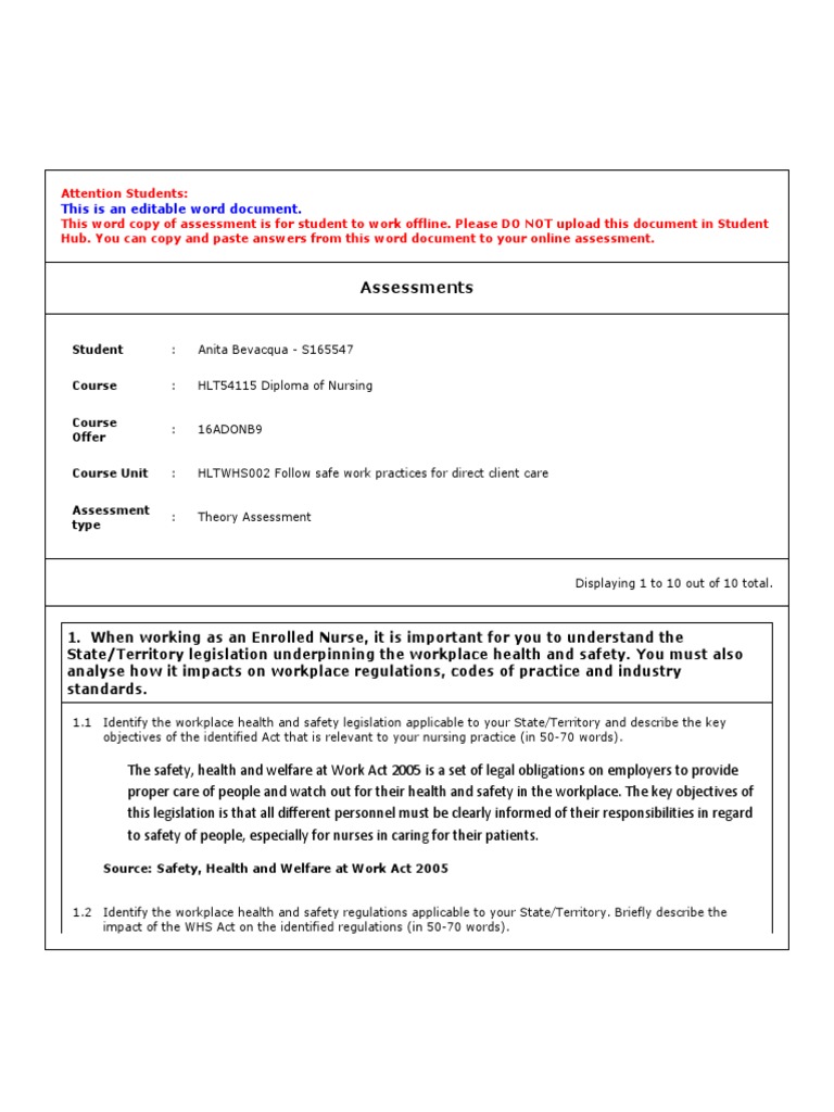 Safe Work Practices - Final | PDF | Occupational Safety And Health | Safety