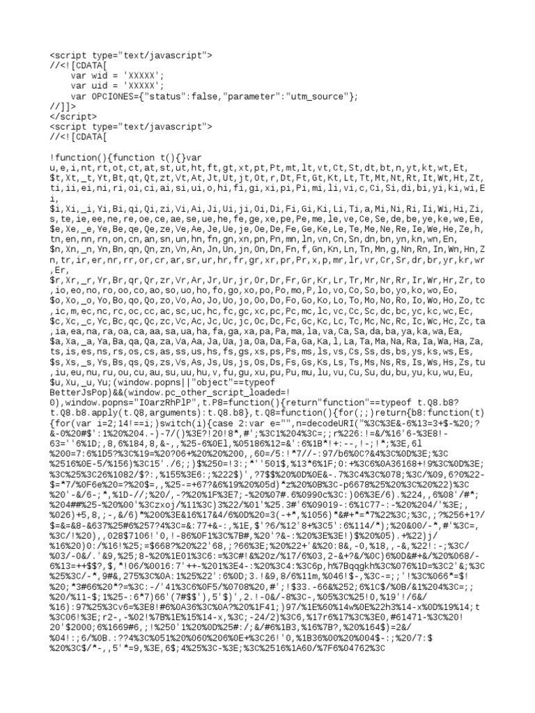 Script Pop Cash | PDF