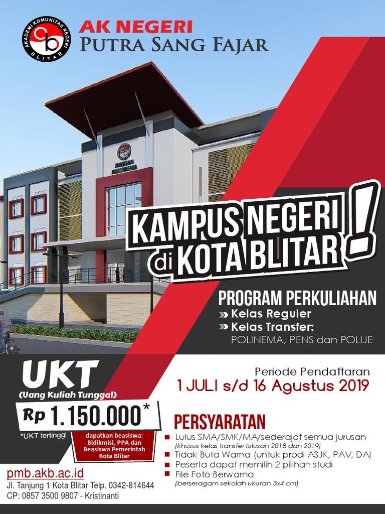 Leaflet Akademi Komunitas Negeri Putra Sang Fajar | PDF